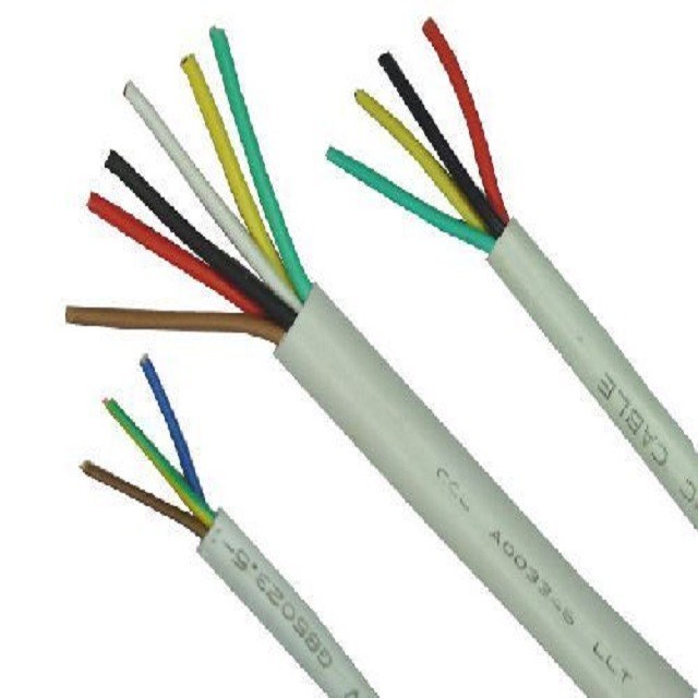 RoHS UL2586 PVC Double Insulated Copper Wire Multi Core Shielded Cable ...