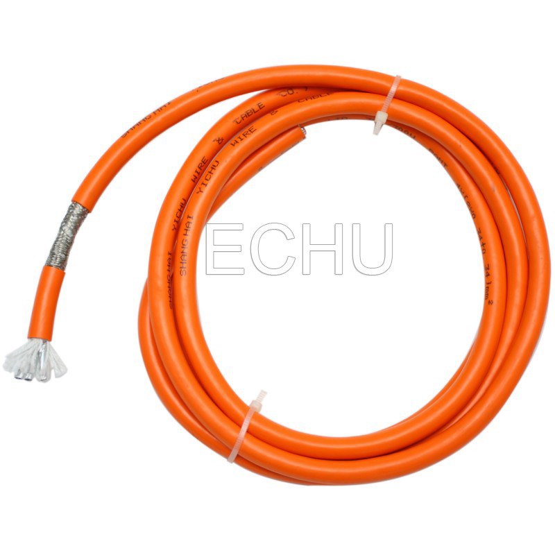 Shield Flexible Control Cable in Orange Color